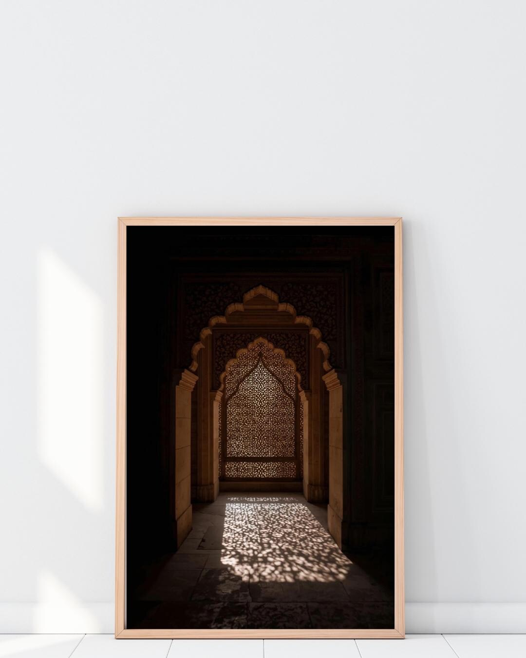 Intricate Jali Archway Matte Vertical Poster | Islamic Architecture ...