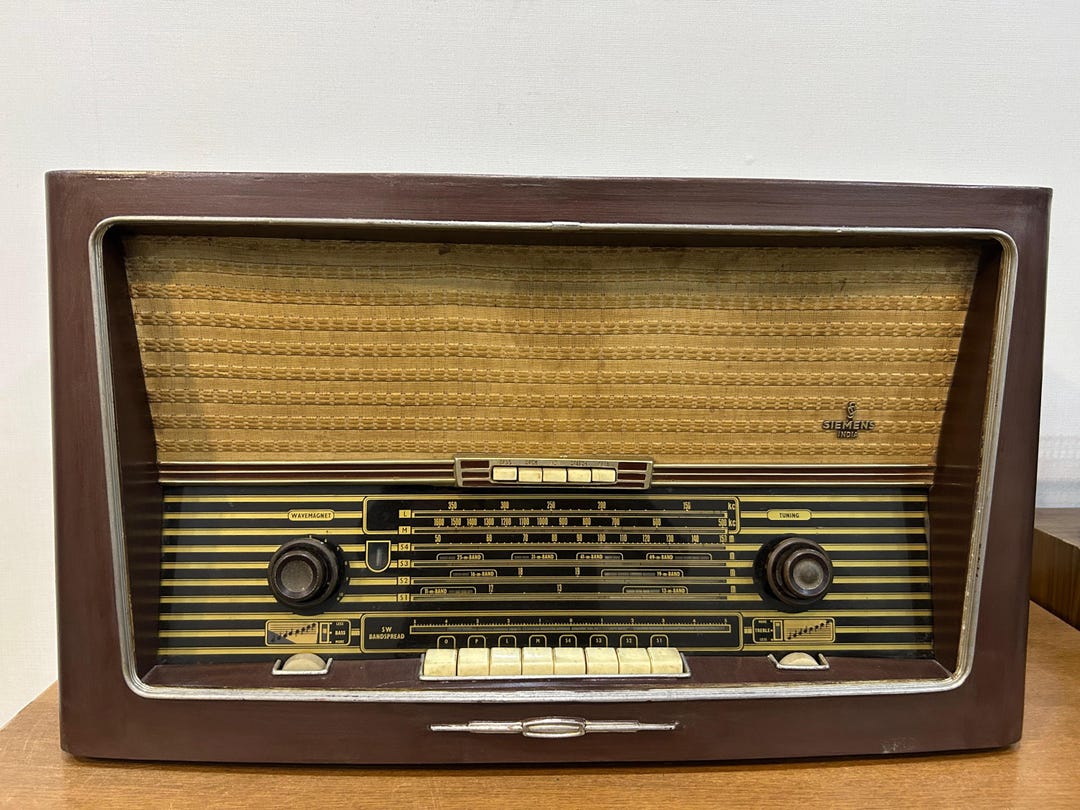 Vintage Siemens Tube Radio | Working German Valve Receiver | Warm Tube ...