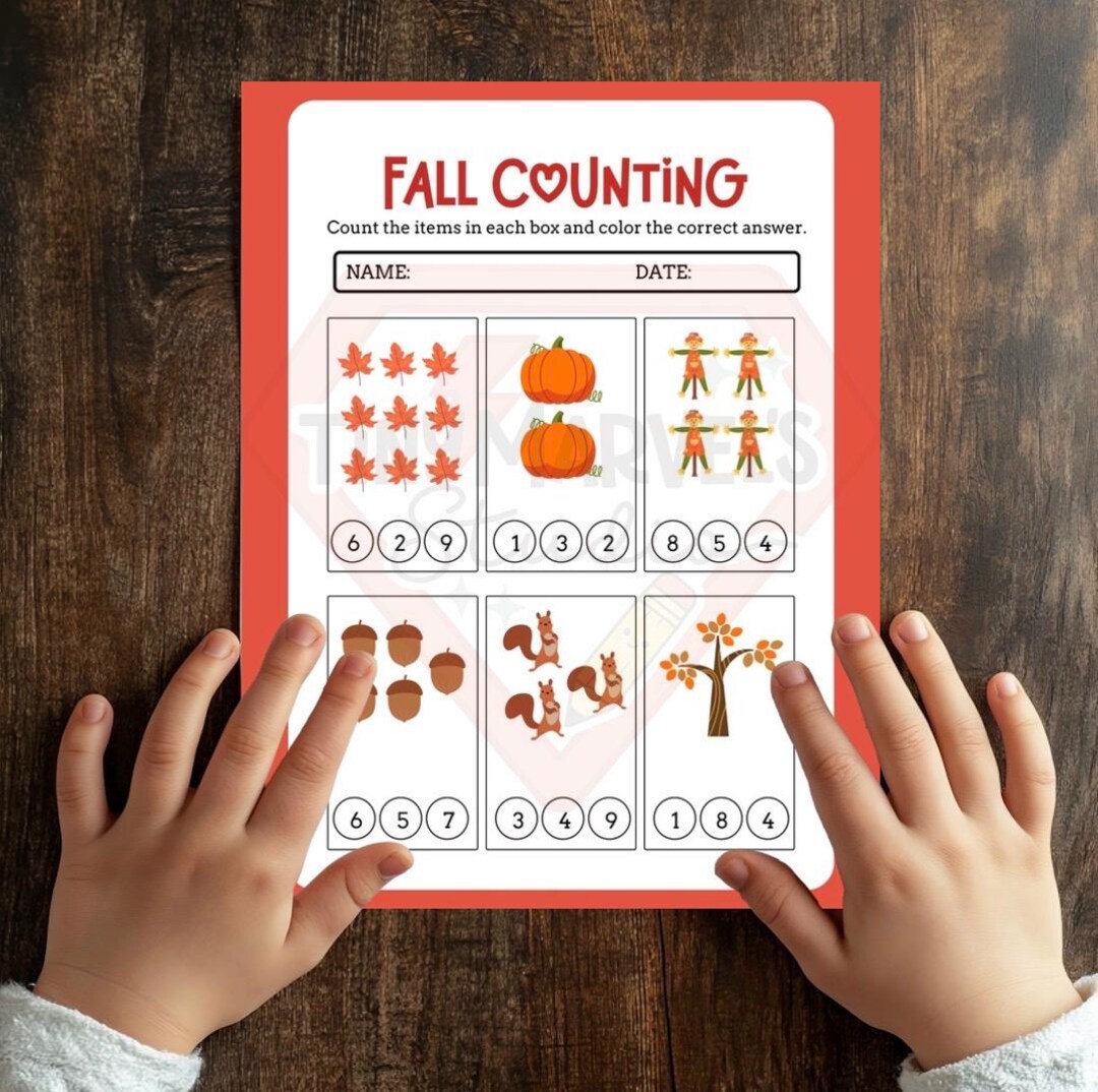 Fall Toddler Activity Pack | 8 Printable Autumn Worksheets for Kids ...