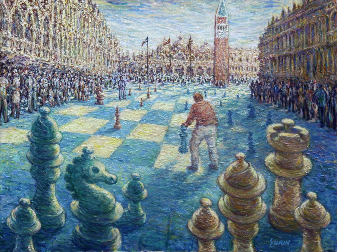 Chess Game, Chess Players, Chess Master, Saint Mark Square Venice ...
