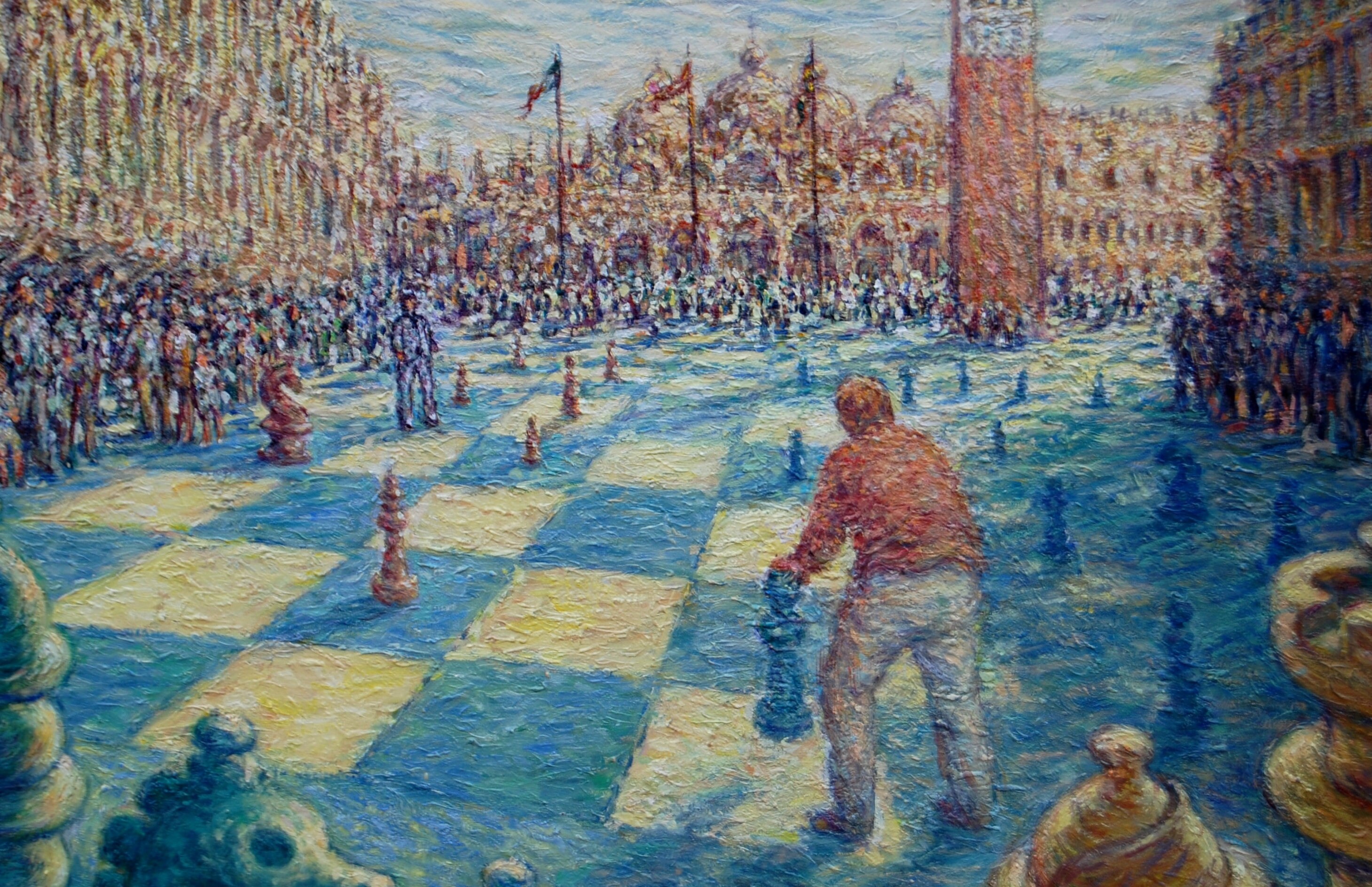 Chess Game, Chess Players, Chess Master, Saint Mark Square Venice ...