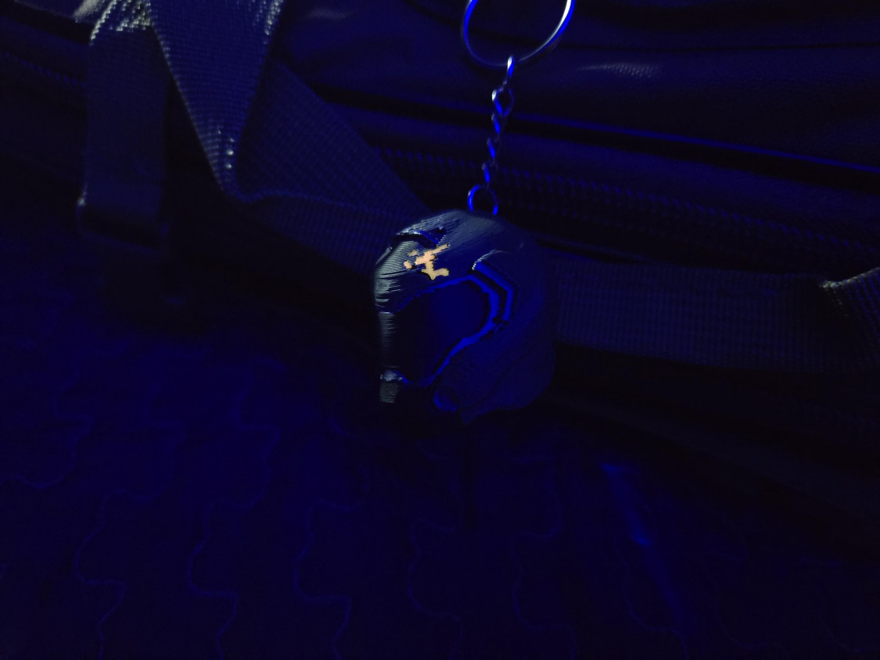 Doom Inspired Doomslayer Praetor Helmet Glow in the Dark Keychain - Etsy