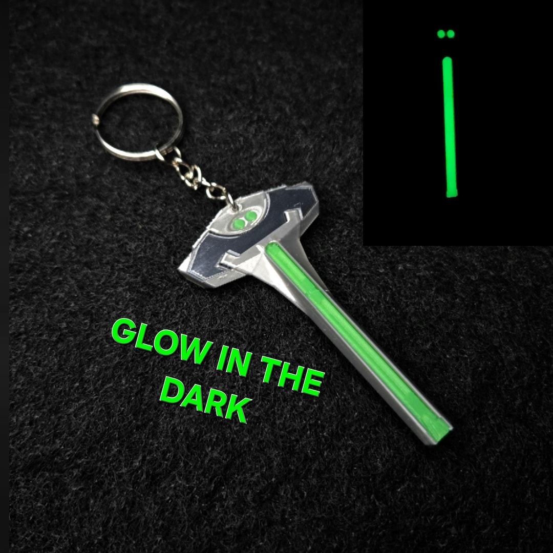Halo Inspired Activation Index Sacred Icon Glow in the Dark Keychain - Etsy