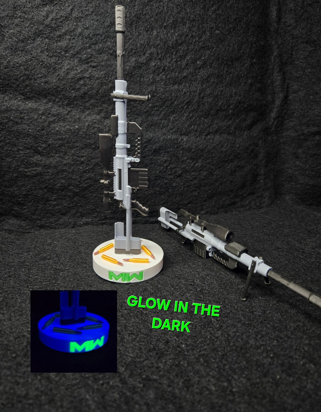 Call of Duty Modern Warfare 2 Inspired Intervention Sniper Rifle Statue ...