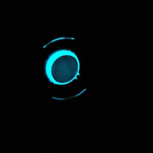 Halo Inspired Cortana Chip Glow in the Dark Keychain - Etsy