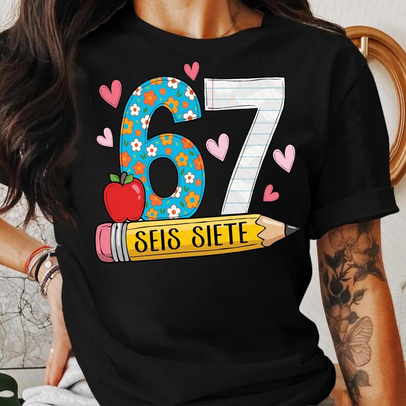 Seis Siete Spanish Numbers PNG SVG Teacher Student Education Classroom ...