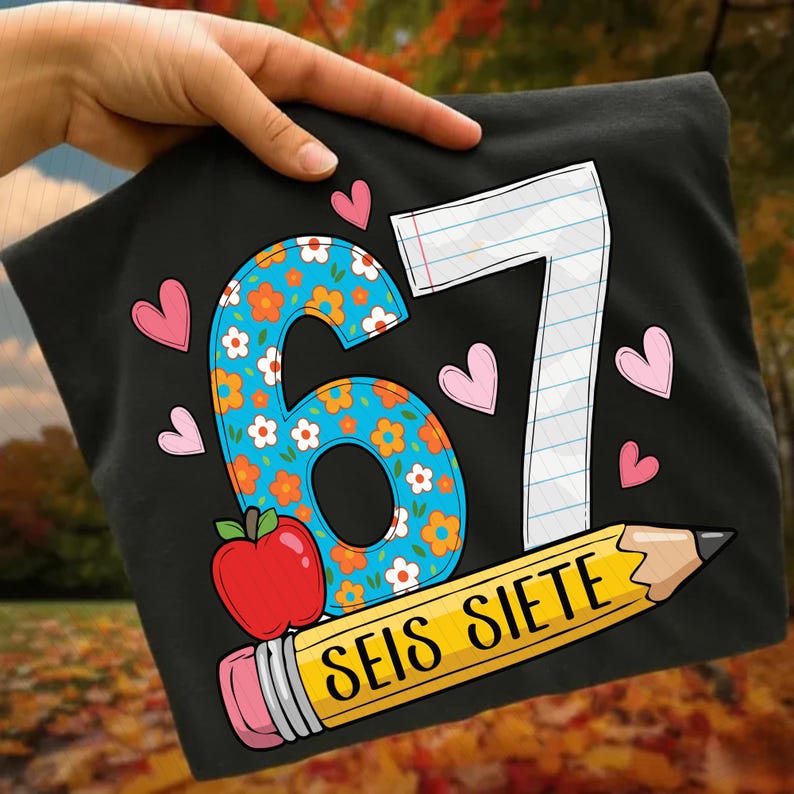 Seis Siete Spanish Numbers PNG SVG Teacher Student Education Classroom ...