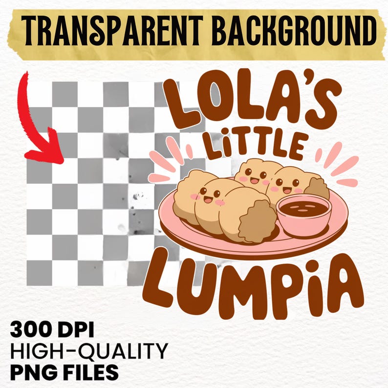 Lola's Little Lumpia – Cute Filipino Food T-shirt | Funny Lumpia Lover ...