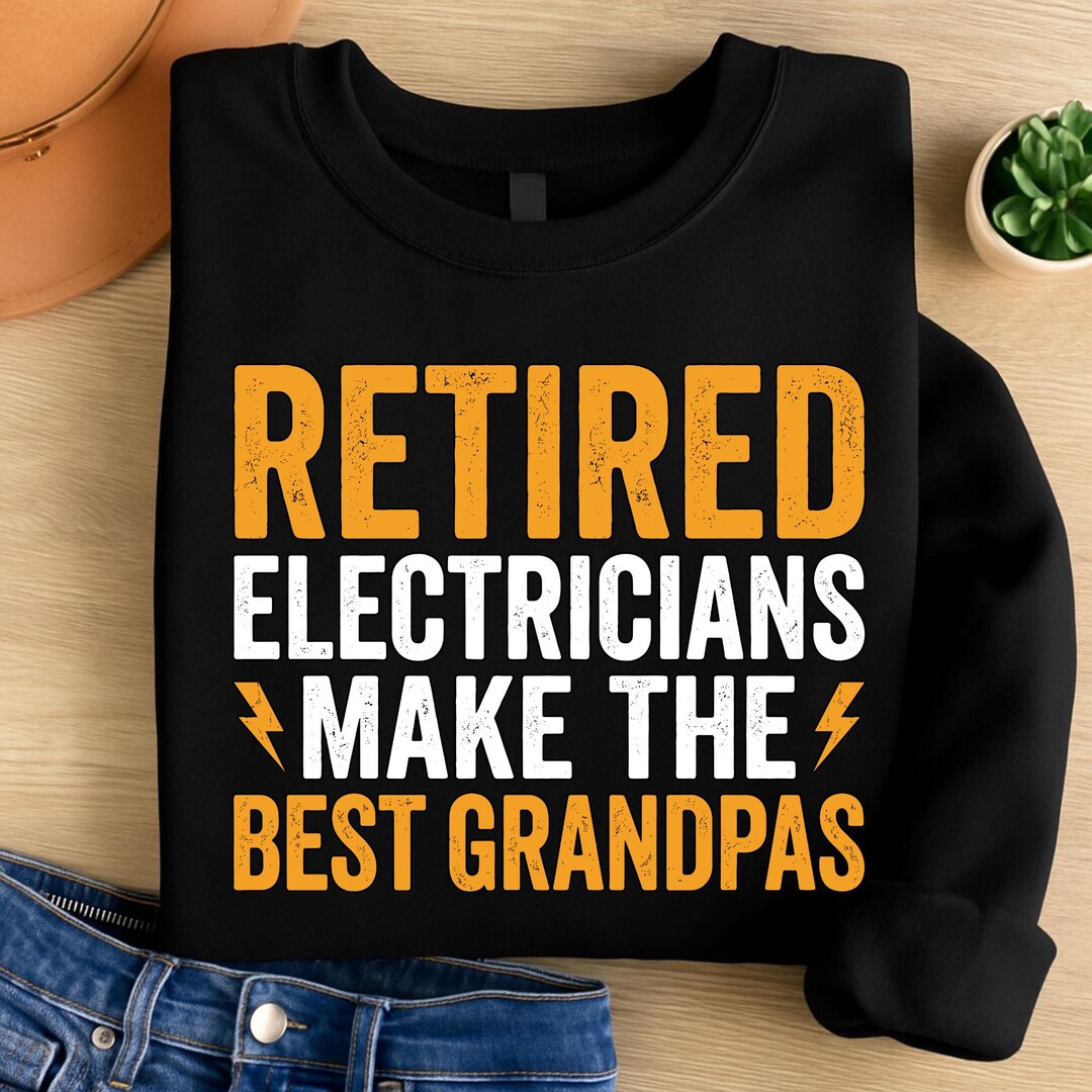 Lustige Rentner Elektriker Opa SVG PNG Distressed Lightning Bolt ...