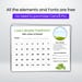 All-purpose Fundraiser Calendar Template | Pick a Date to Donate | Cash ...