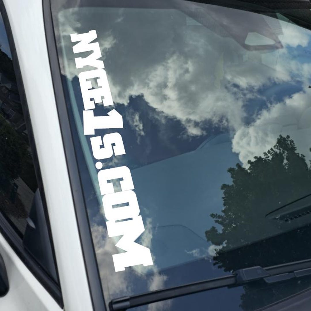 Nyce1s .COM Decal Choose Your Size Vinyl Sticker Window Bumper JDM ...
