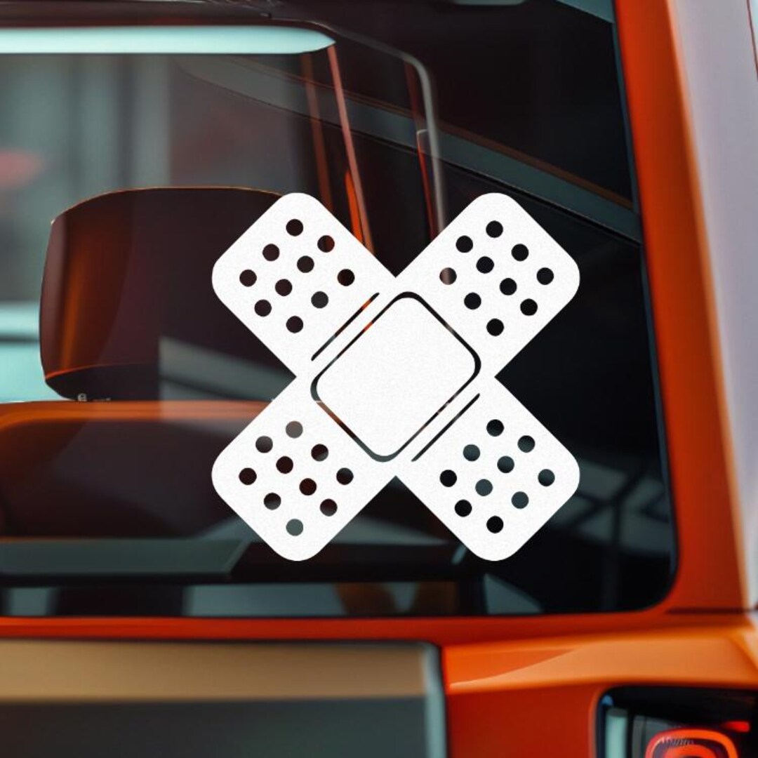 Band-aid Vinyl Decal Sticker - Waterproof, Uv-resistant - Etsy