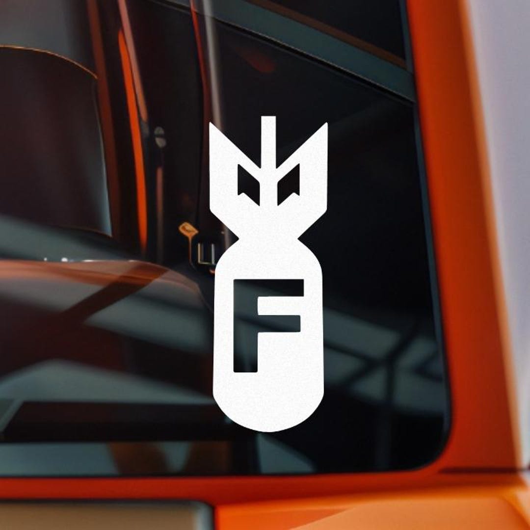 F-bomb JDM Vinyl Decal Sticker - Custom Colors & Sizes - Etsy