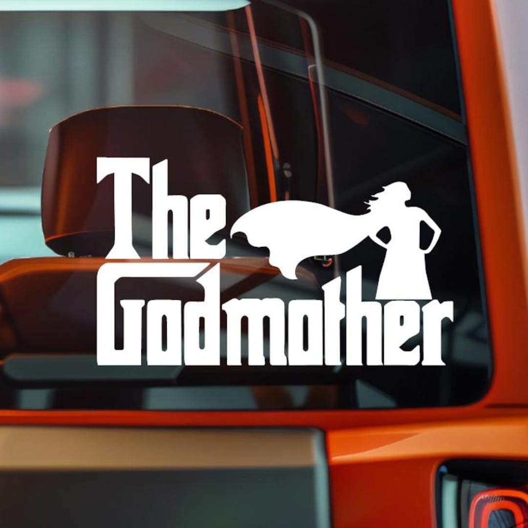 Godmother Supermom Vinyl Decal - Waterproof Laptop Sticker - Etsy