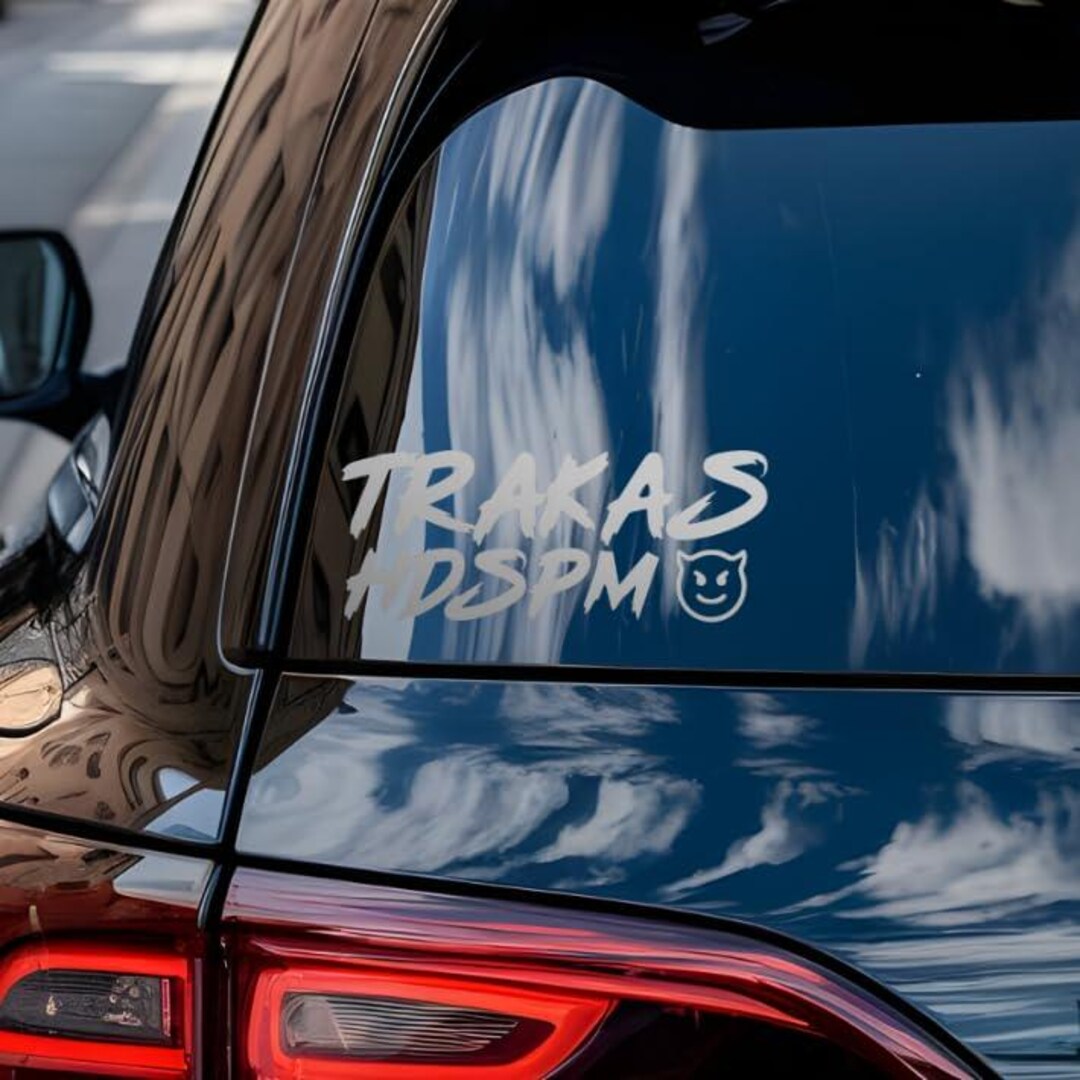 Traka HDSPM Vinyl Decal Sticker: Waterproof, Uv-resistant Car Window ...