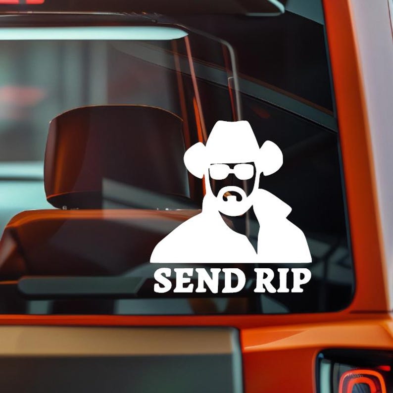 Send RIP Vinyl Decal Sticker - Laptop, Window, Bumper - Etsy