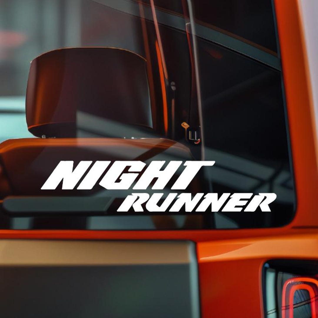 Night Runner Vinyl Decal - JDM Car Sticker, Laptop, Window - Etsy