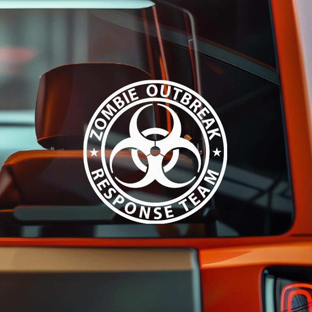 Zombie Outbreak Response Team Vinyl Decal - Waterproof, Uv-resistant - Etsy