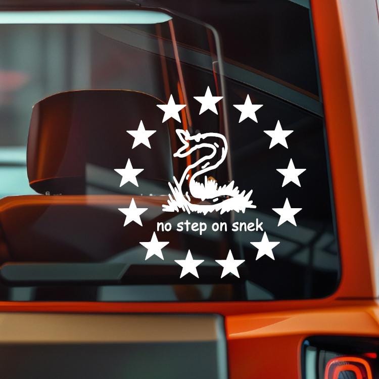 American Flags & Political Car & Truck Decals & Vinyl 2 Pack No Step On ...