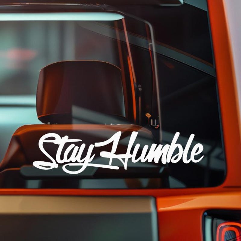 Stay Humble Decal - Etsy
