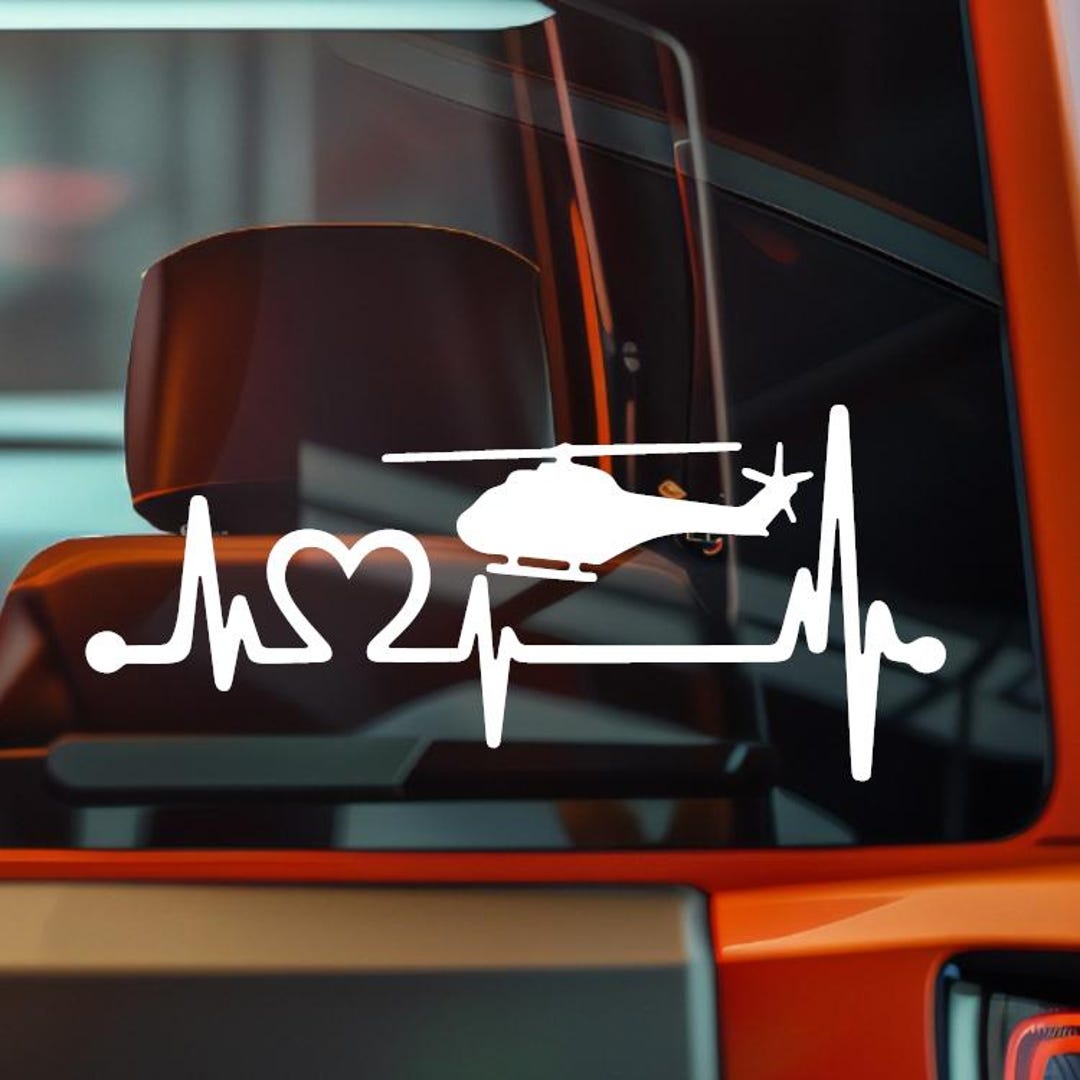 EMS Helicopter Vital Sign Vinyl Decal - Waterproof, Uv-resistant - Etsy