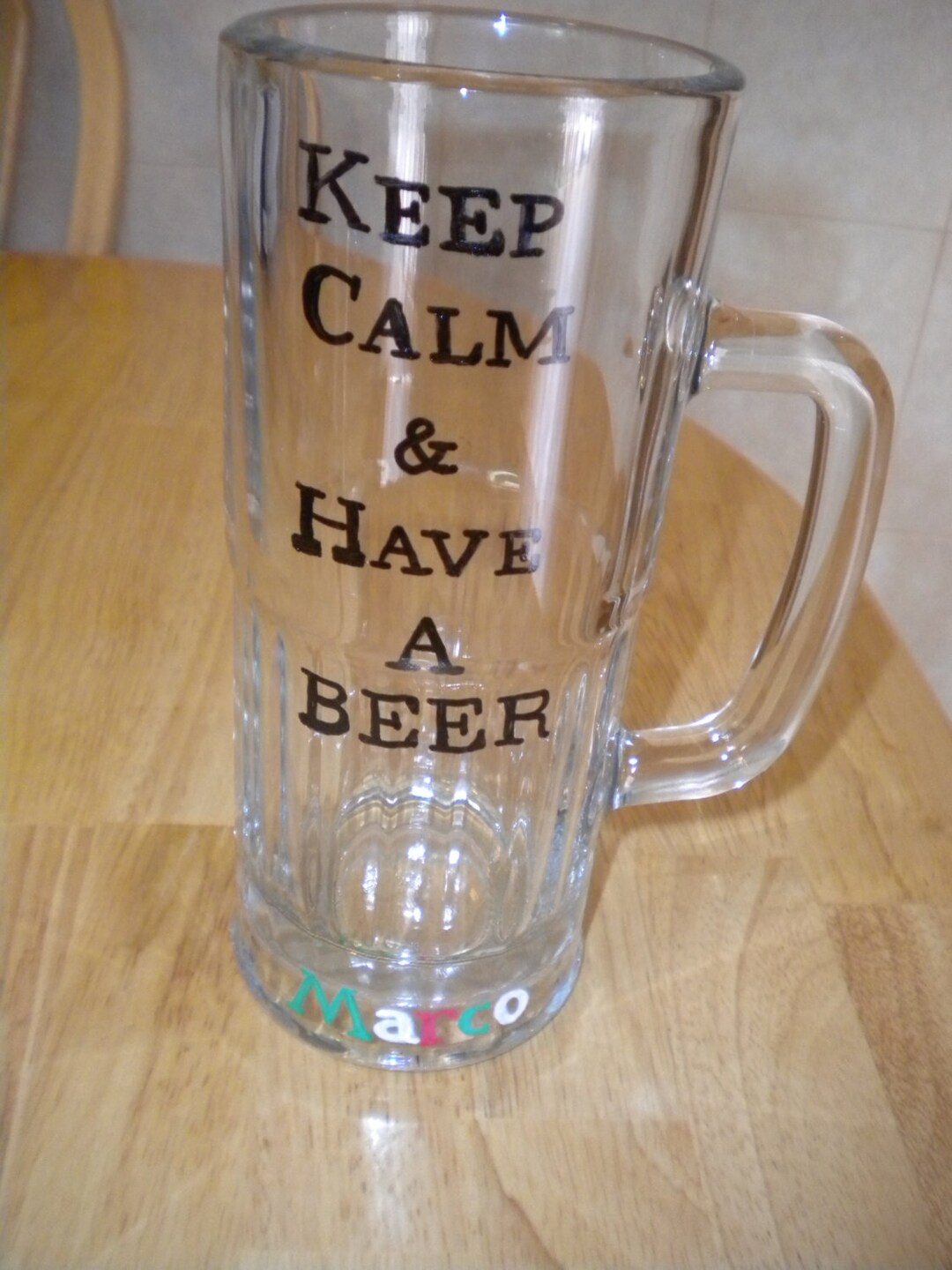 Fun Hand Painted Beer Mug - Etsy