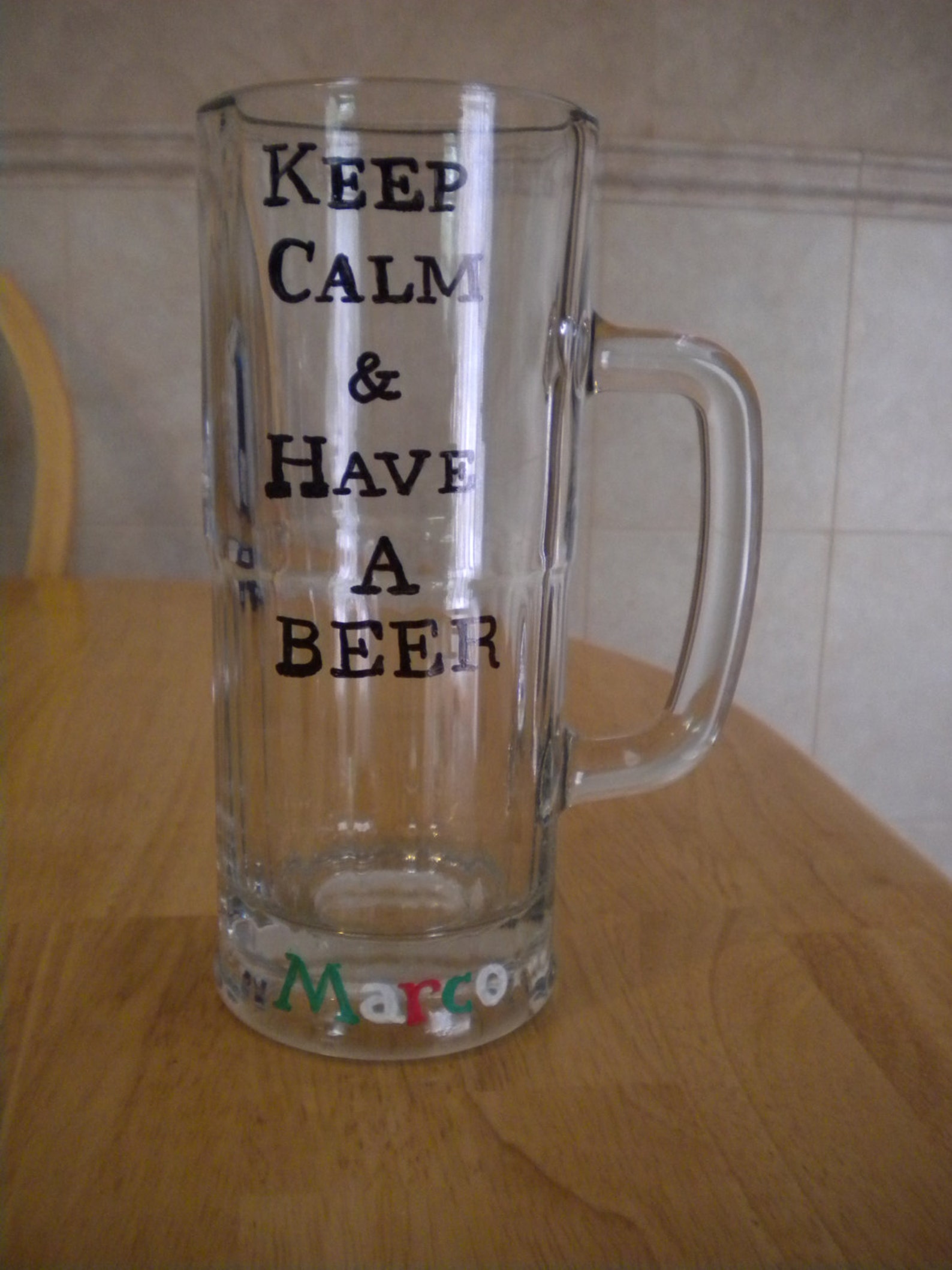 Fun Hand Painted Beer Mug - Etsy