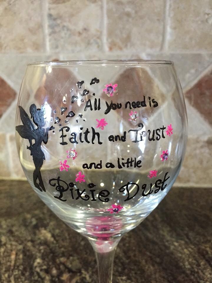Tinkerbell Wine Glass Drink & Barware Barware Home & Living etna.com.pe