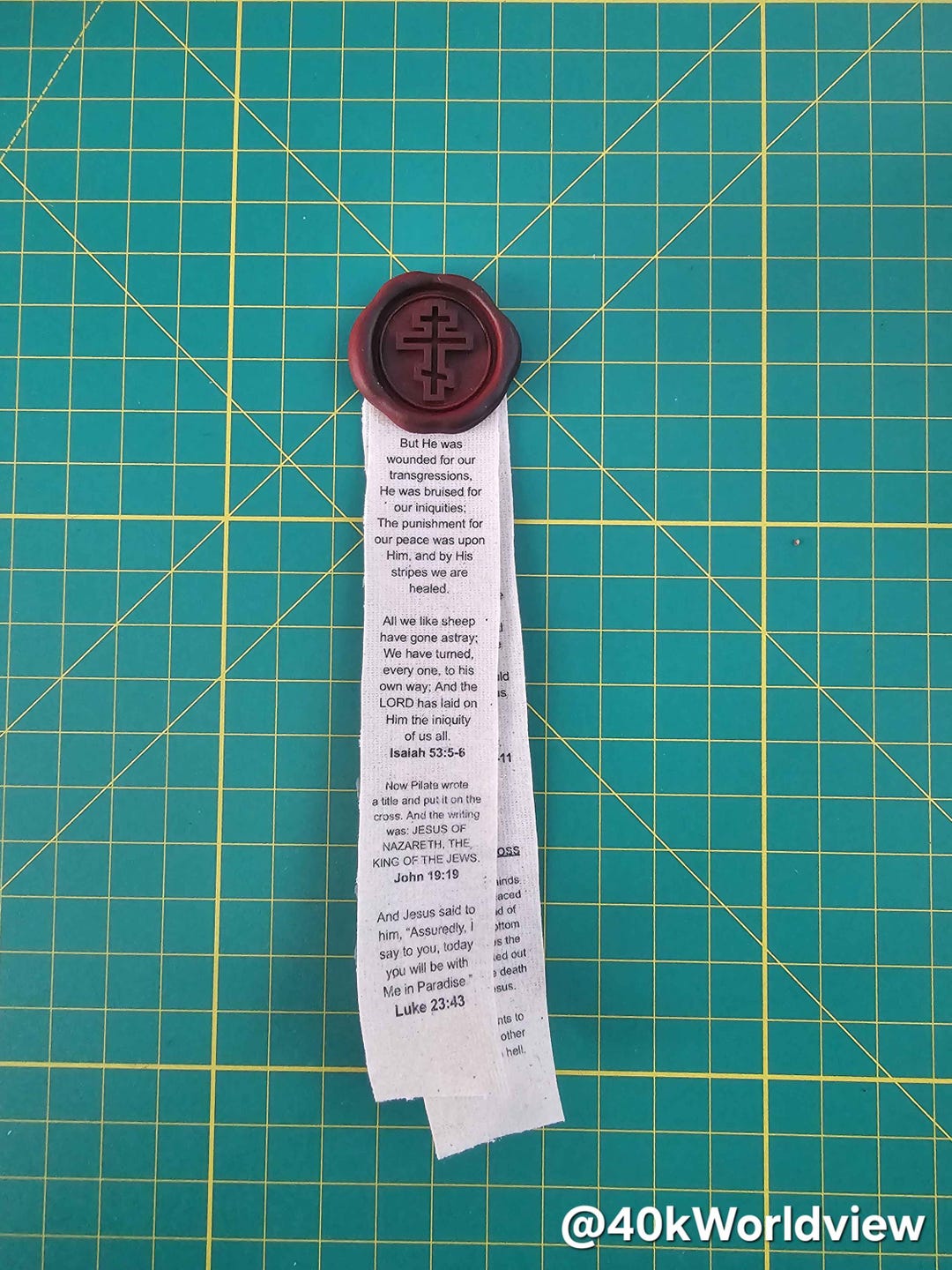 ORTHODOX CROSS Seal of Eternal Purity - 40k Inspired Christian Purity ...