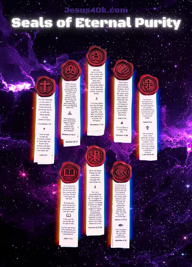 The Trinity (triquetra) Purity Seal: 40k Inspired Christian Seals of ...