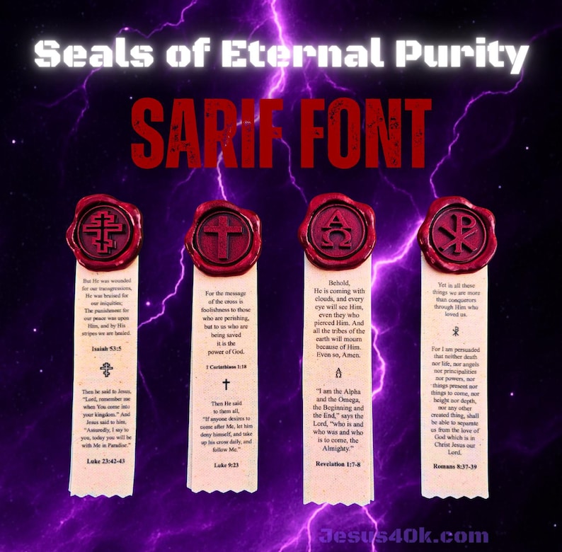 ORTHODOX CROSS Seal of Eternal Purity: Warhammer 40k-inspired Christian ...
