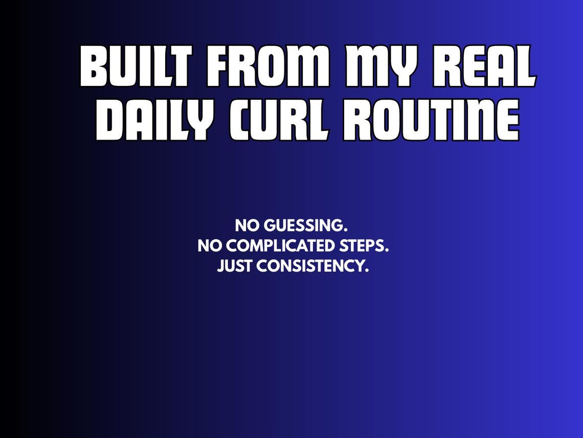 The Monday–sunday Daily Curl Routine for Black Men With Textured Hair ...
