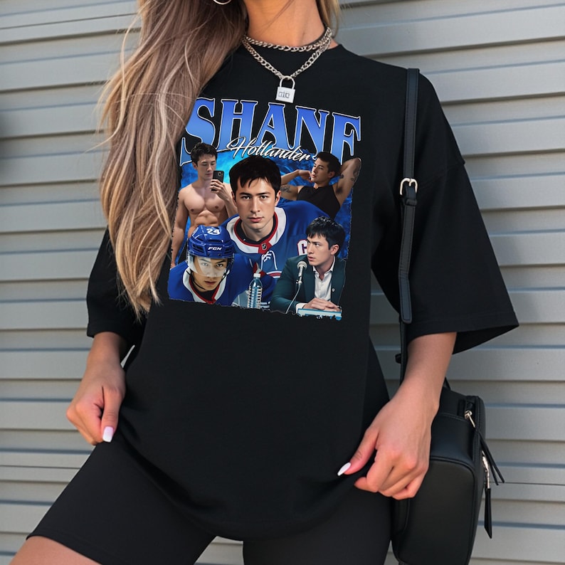 Heated Rivalry Shane Hollander Shirt, Hudson Williams Hockey Tee ...