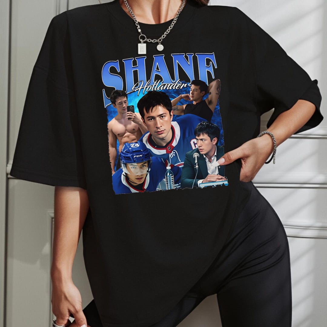 Heated Rivalry Shane Hollander Shirt, Hudson Williams Hockey Tee ...