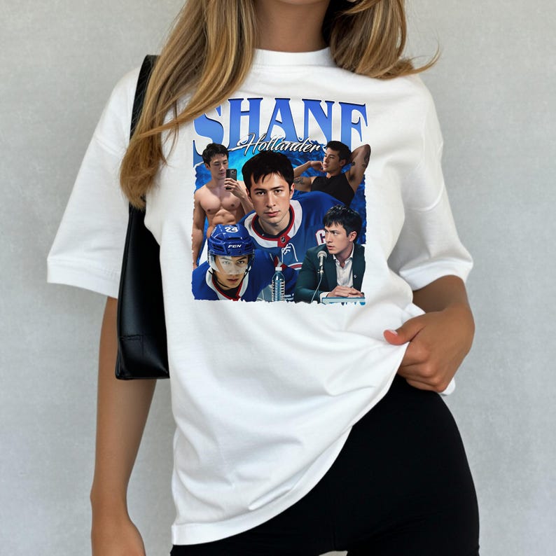 Heated Rivalry Shane Hollander Shirt, Hudson Williams Hockey Tee ...