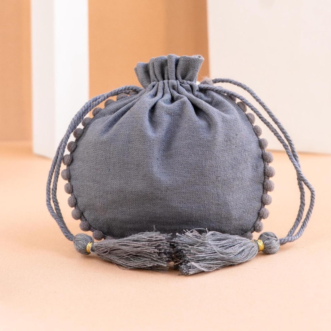 100 Custom Logo Cotton Drawstring Bags: Personalized Jewelry Packaging ...