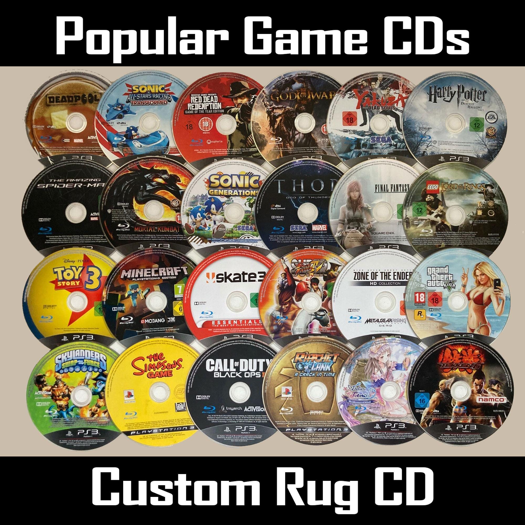 Custom CD Rug, Your Custom CD, Video Game, CD Record, Hit Run, Gaming ...