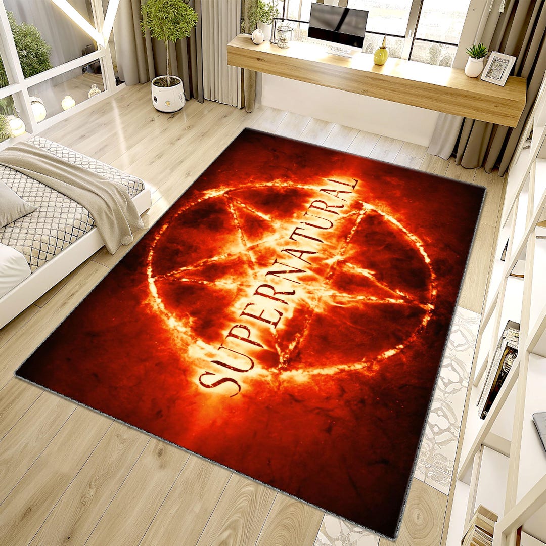 Supernatural Rug, Movie Rug, Horror Rug, Fear Rug, Popular Rug, Horror ...