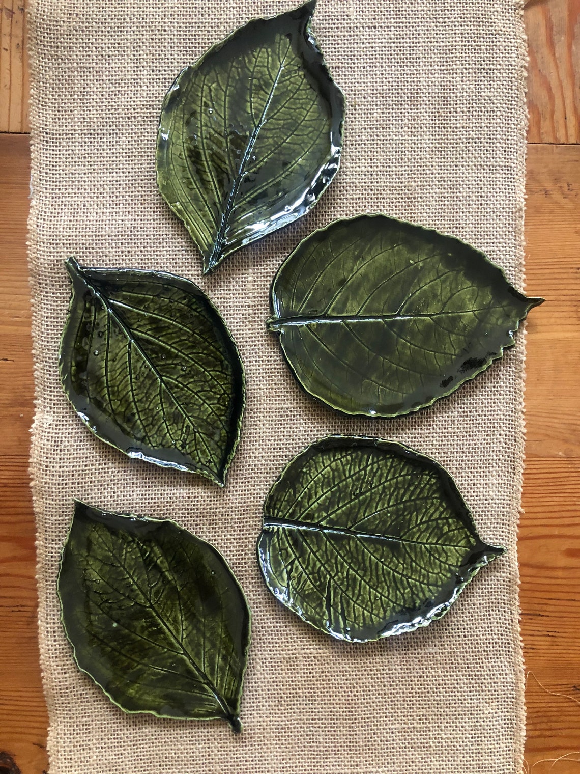 Ceramic Leaf Dish Appetizer Plate Sushi Dish Dessert Dish | Etsy