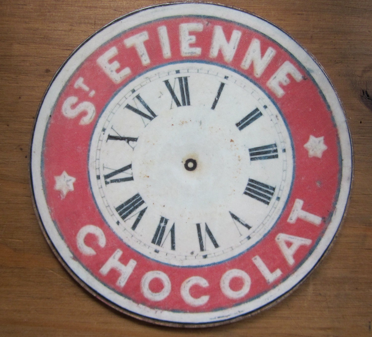 Vintage clock face drink coasters upcycled coasters shabby | Etsy