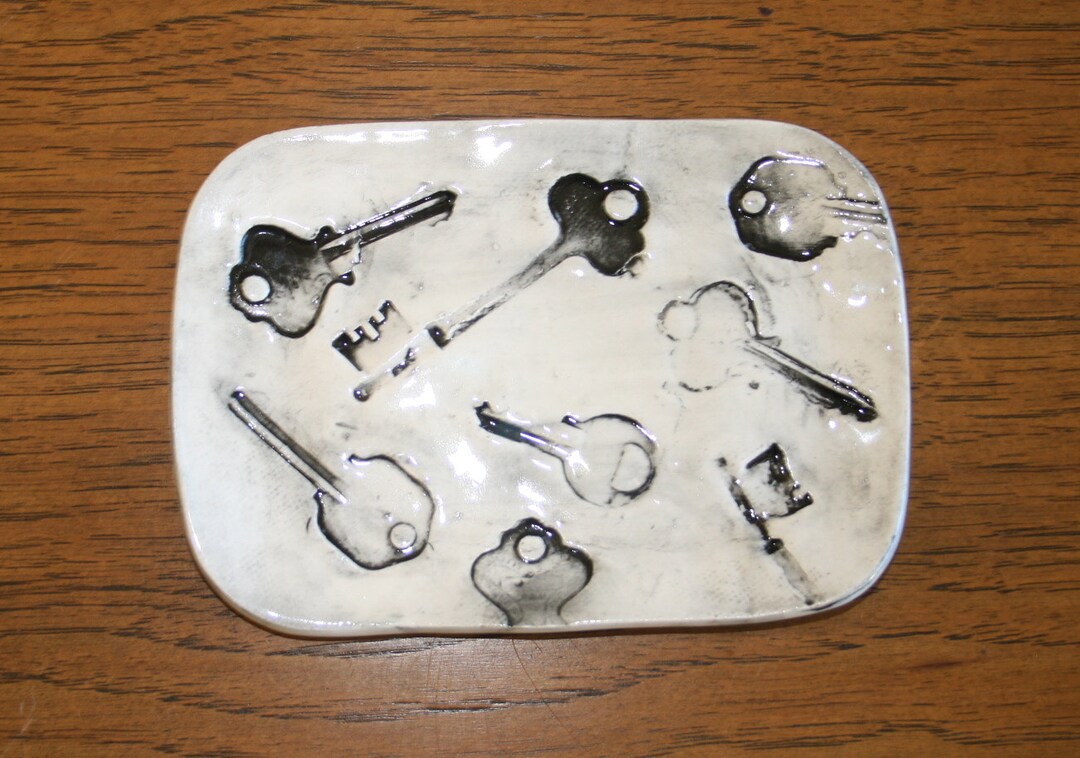 Ceramic Key Dish, Soap Dish, Butter Dish, Trinket Dish - Etsy