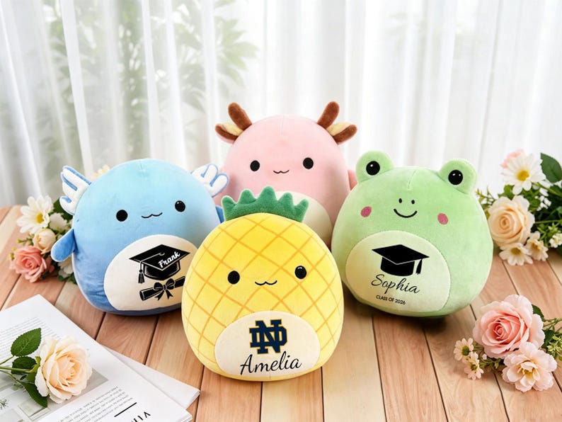 Custom Squishmallow Class of 2026 Graduation Gift,squishmallow With ...