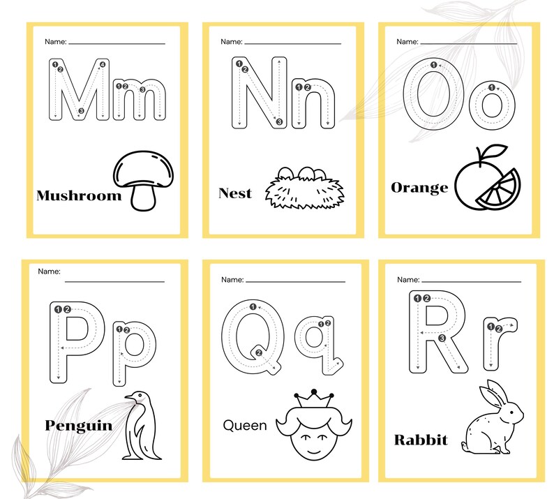 Complete A to Z Alphabet Coloring Book for Kids.two Sets, Two Styles ...