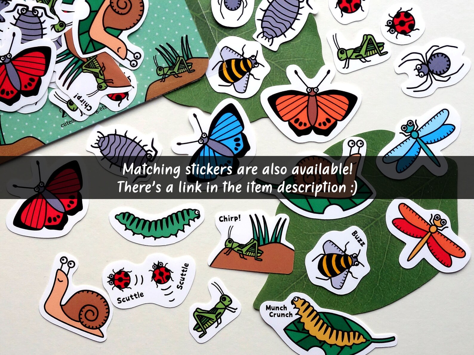 Insects Bugs Letter Writing Paper Stationery Set Handmade - Etsy UK