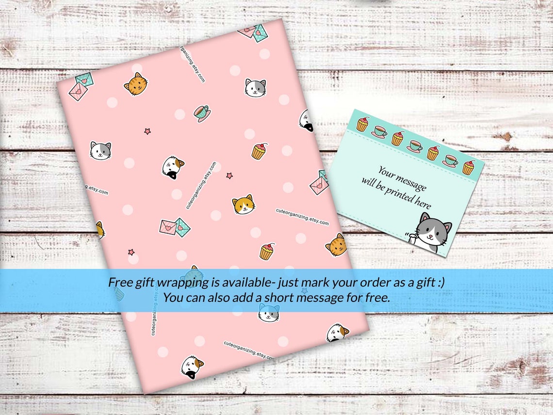Cat Letter Writing Paper Stationery Set Handmade Ideal for - Etsy
