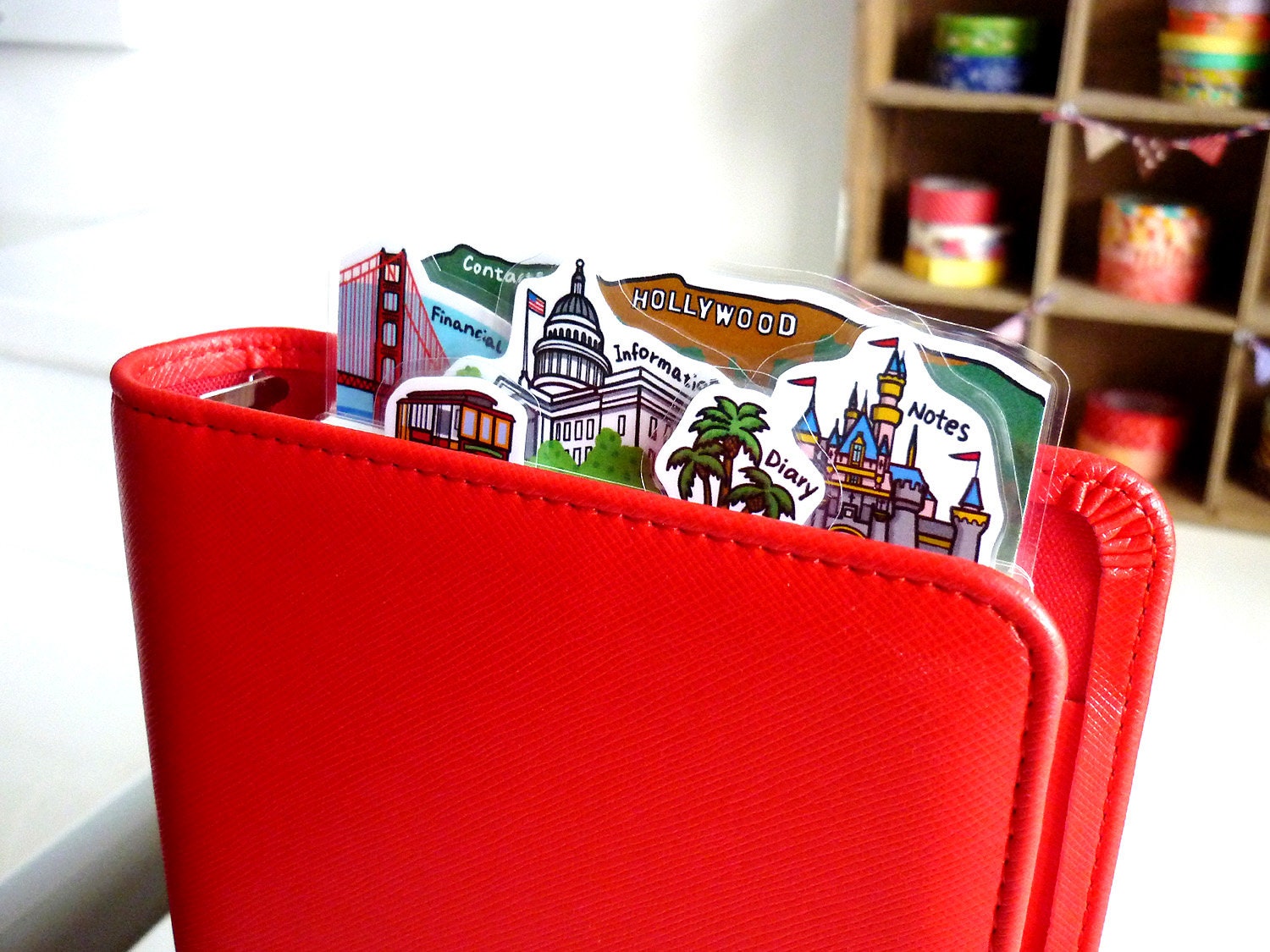 PRINTABLE A5 Size California Dividers Cute Kawaii Filofax | Etsy