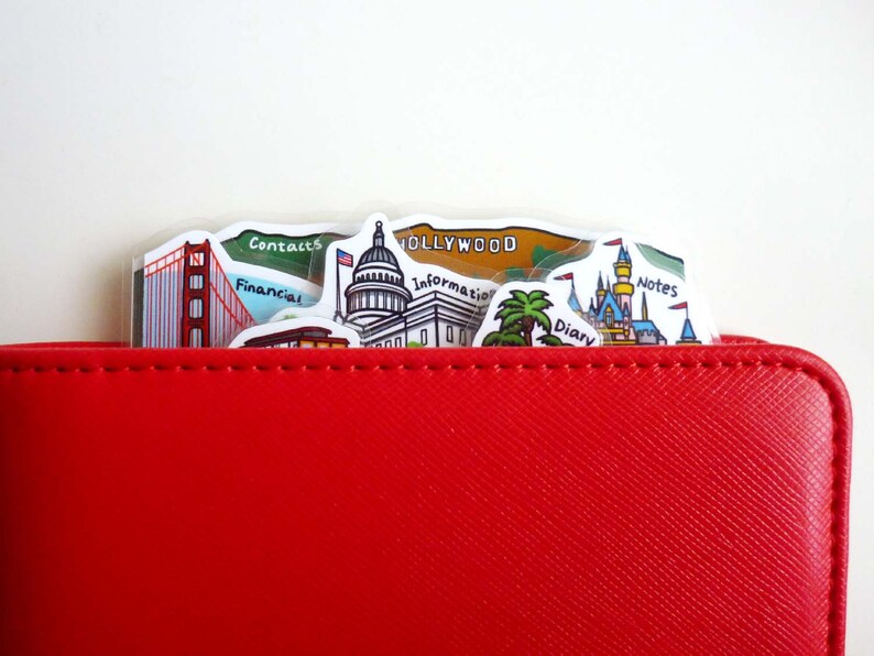 PRINTABLE A5 Size California Dividers Cute Kawaii Filofax | Etsy