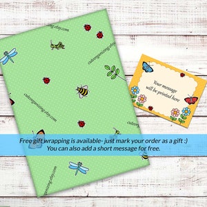 Insects Bugs Letter Writing Paper Stationery Set Handmade - Etsy UK