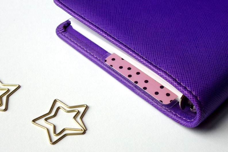 HANDMADE Planner Page Markers for Mini | Pocket | Personal | Personal ...