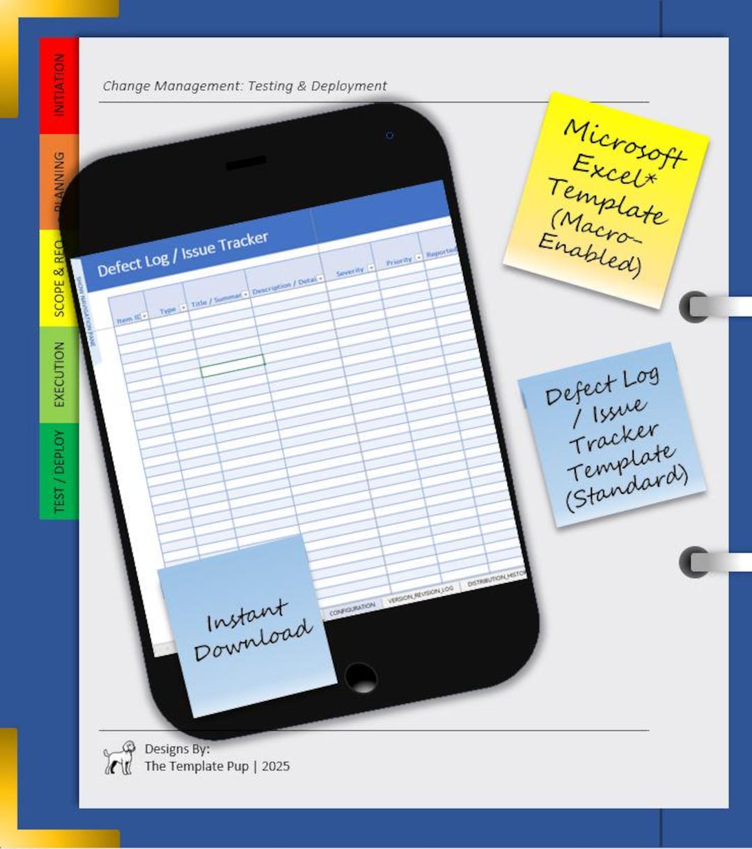 Defect / Issue Tracker Template | QA Project Management | Macro-enabled ...